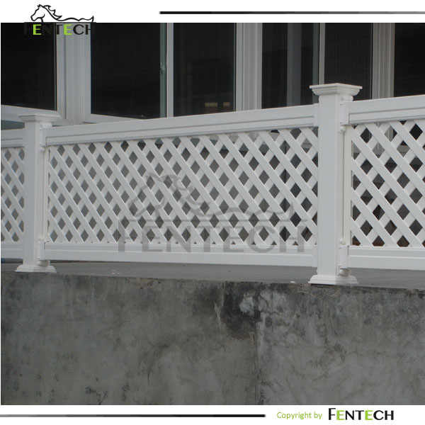 Vinyl Lattice Sheet 4ftx8ft - Durable and Versatile Fencing