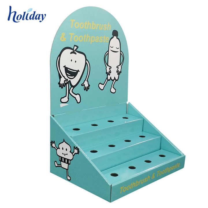 Cardboard Toothpaste Display - Promotional and Recyclable
