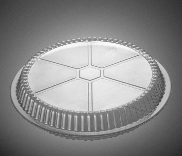8 Inch Plastic Disposable Clear Dome Lids for Aluminium Foil Tray
