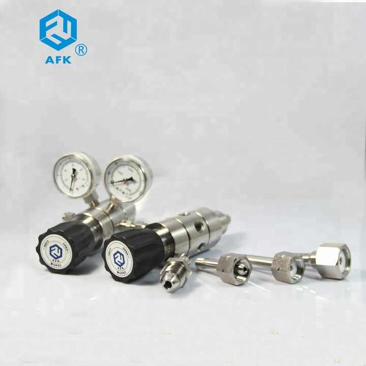 High Pressure CGA 330 Dual Stage CO2 Gas Pressure Regulator