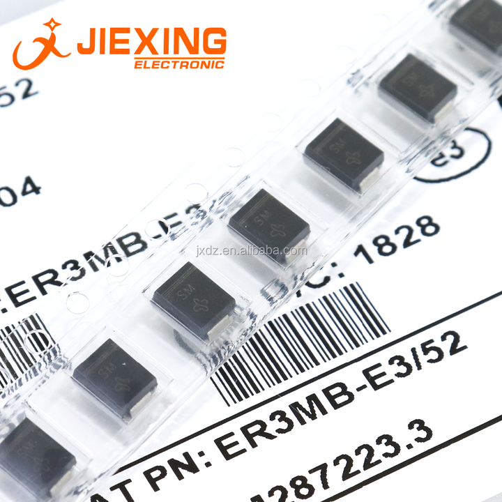 ER3MB-TP 标记: SM SMD 二极管 GEN PURP 1KV 3A DO214AA SMB ER3MB-E3/52 ...