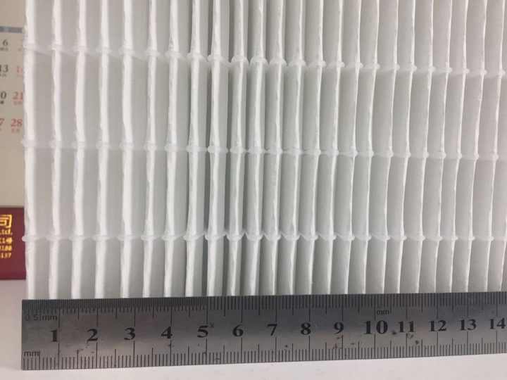 Mini Pleat HEPA Filter Media Pack - Glass Fiber Panel Filter