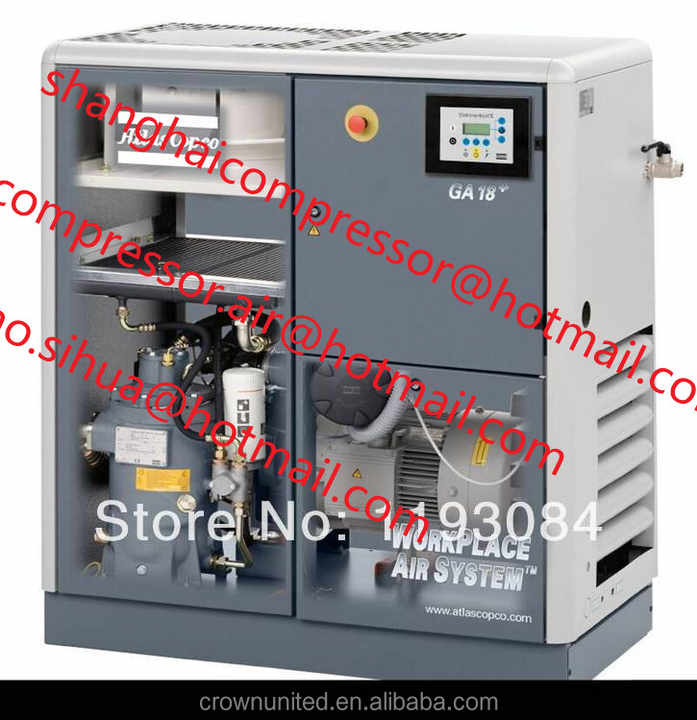 Atlas-copco GA18+ Air Compressor - 18kw, 25hp, ISO9001 Certified