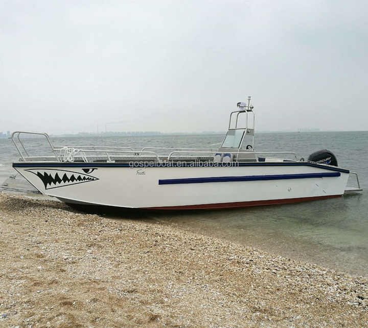 8m Aluminum Landing Craft Work Boat for Sale - 2 Tons Capacity