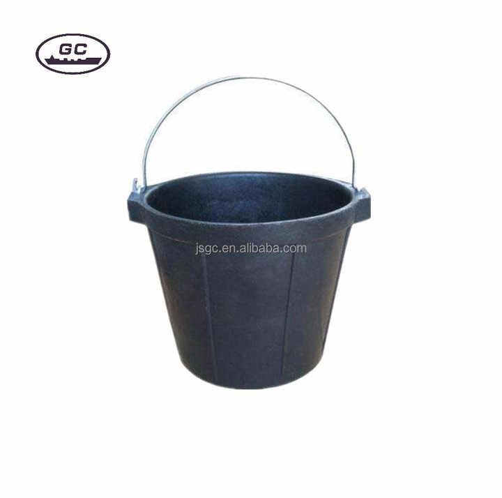 Cement buckets,strong construction rubber pail,recycled rubber buckets ...