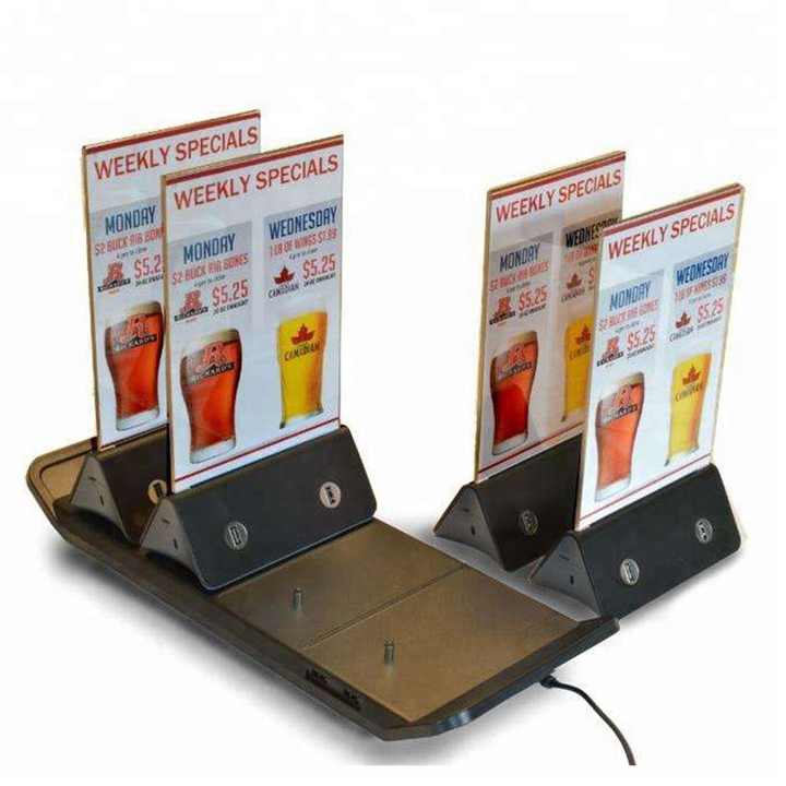 Restaurant Power Table PC Charging Station with Four USB Ports