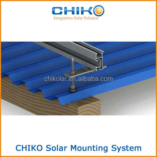 CHIKO Stainless Steel Solar Mounting Bracket for Metal Roof PV Systems ...