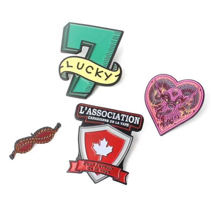 Wholesale Lapel Badges - Custom Metal Enamel Pins