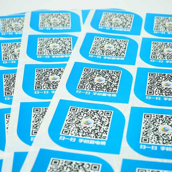 Waterproof Paper QR Code Sticker Printing Label in NZ