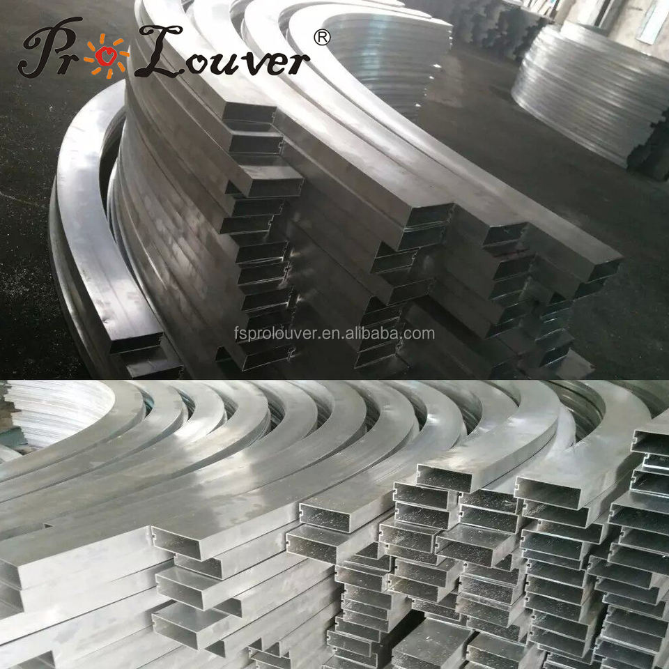Architectural Curved Louvers for Facade Sun Shading — Durable Aluminum ...