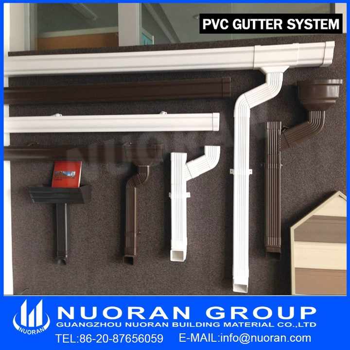 7 Inch Hydroponics Rain Gutter Clamps & Downspouts