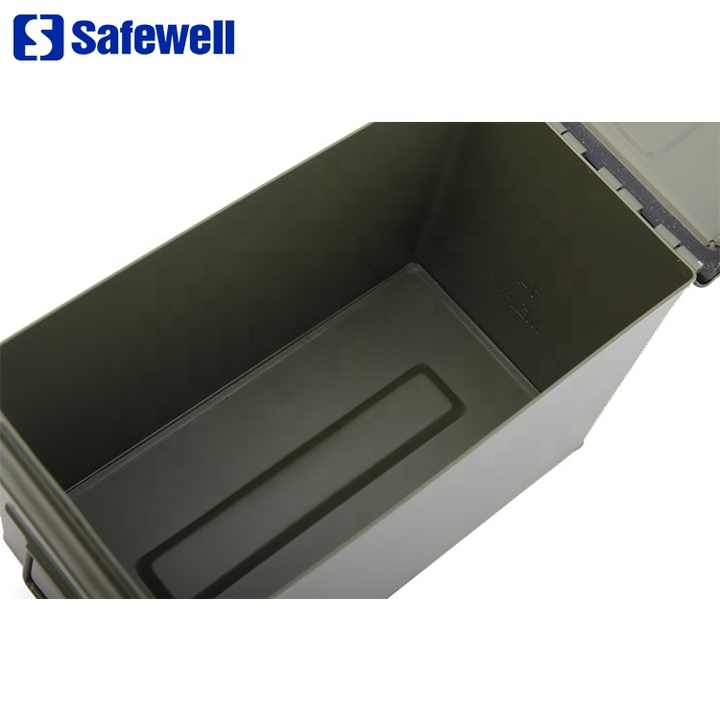 Safewell Green 50 Cal Metal Storage Tool Case - Waterproof