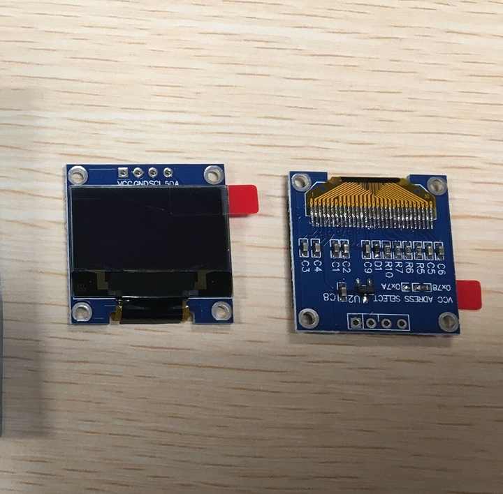 0,96 pulgadas de la CII en serie Blanco azul Módulo de pantalla OLED ...