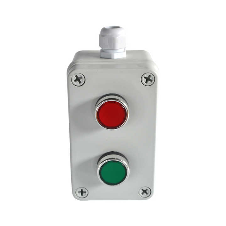Green & Red Power Push Button Switch Box - IP67 Waterproof Junction Box ...