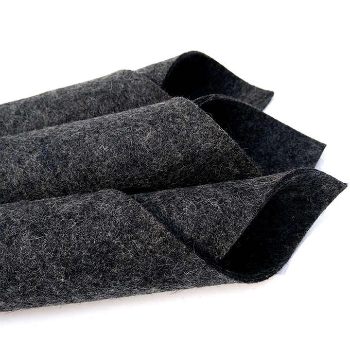 Wholesale Eco-Friendly SAE Standard Gray Wool Felt Fabric