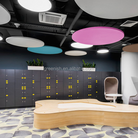 ASTM E84 Class A Polyester Fiber Acoustic Panels by GREENISH