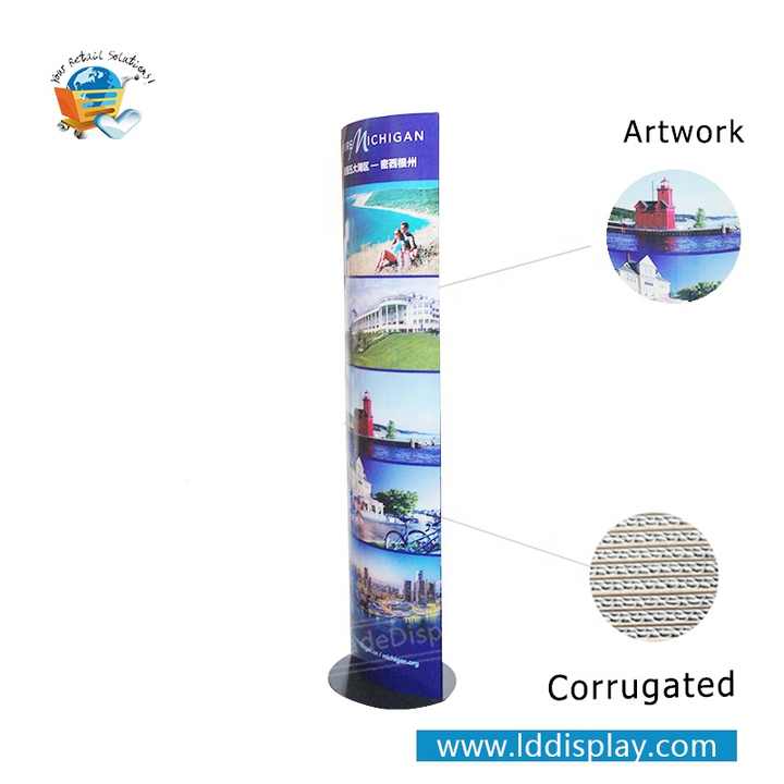 Eye-catching Paper Display for Advertising - Foldable Totem