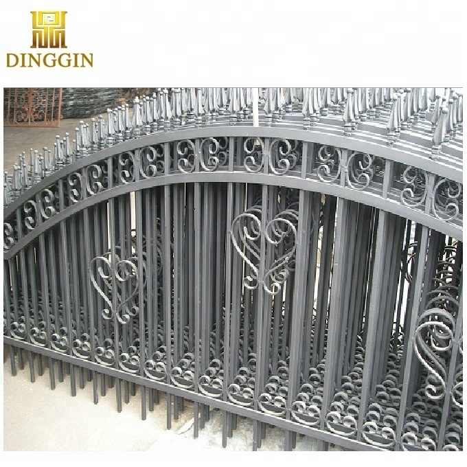 Wrought Iron Fence Panel Rosettes & Balusters Decorative Products for ...