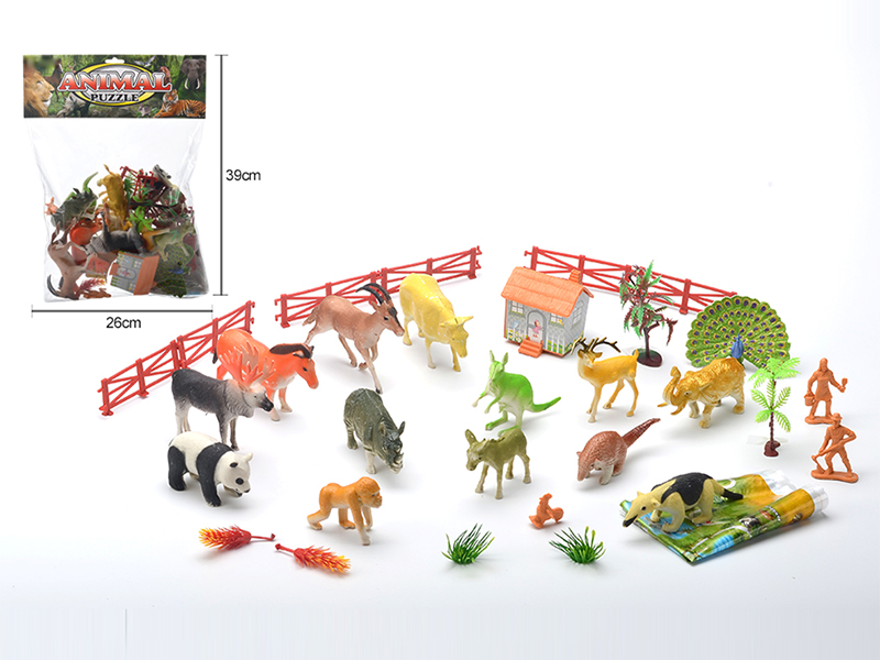 Verified Supplier PVC Farm Animal Toys Life-Size Animal Figures ...