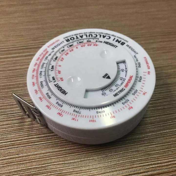 Plastic Case Measuring Tape BMI Calculator - PVC Body Tape