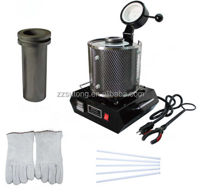 2018 Portable Gold Melting Furnace with Graphite Crucible