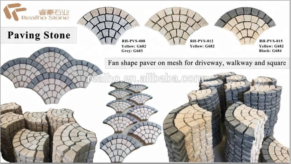 Deals Granite Interlocking Pavers Grey Granite Option | Alibaba.com
