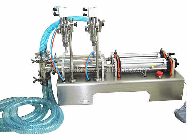 2 Head Piston Filler - Efficient Liquid Filling Machine