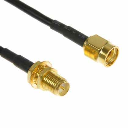 Sma macho a SMA hembra adaptador pigtail RG316 RG174 RG59 RG58 Jumper ...