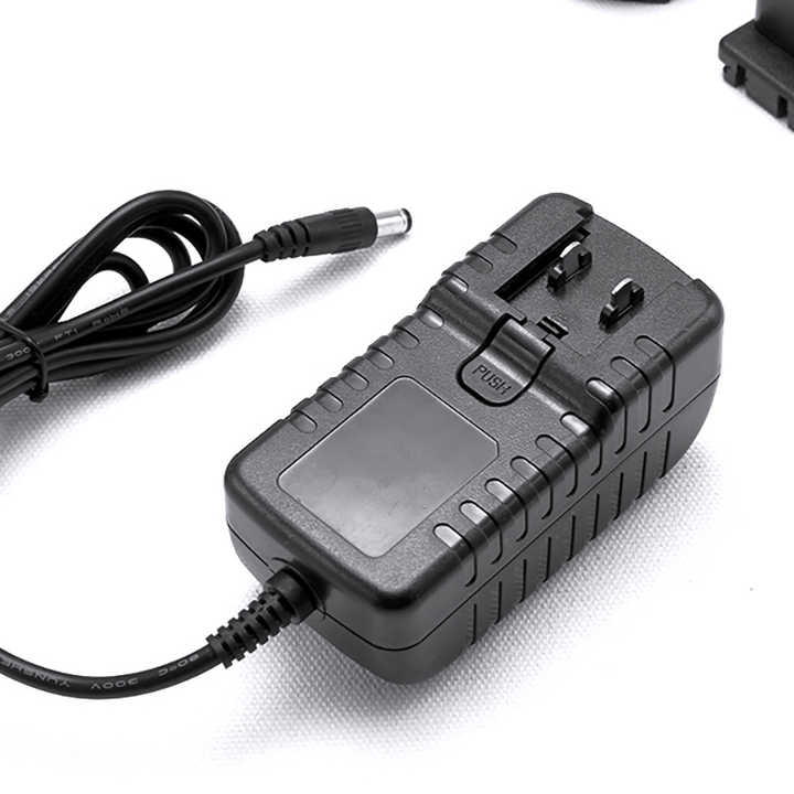 36w Interchangeable Plugs Power Adapter 24v1.5a All-in-one Chargers Ac Dc 12v3a Adapters with UK ...