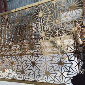 Purchase Beautiful customized laser cut metal small decorative screens ...