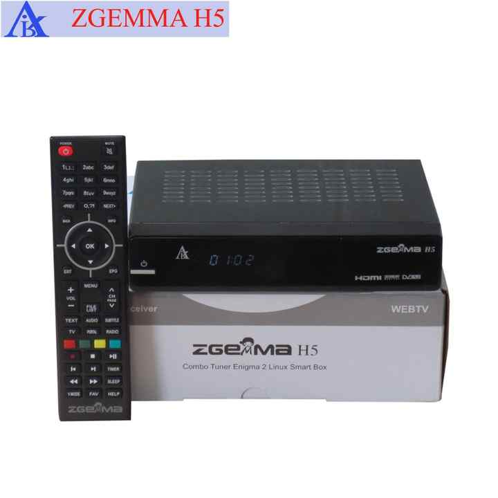 HEVC/H.265 decodificador ZGEMMA H5 Linux OS Enigma2 Dual Core HEVC/H ...