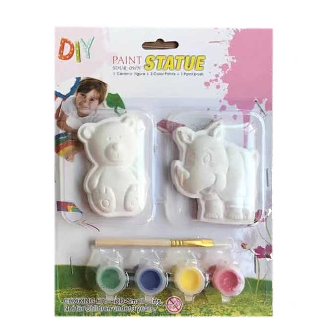 7/PKG Plaster Animal Figurines Painting Kit - Joyart