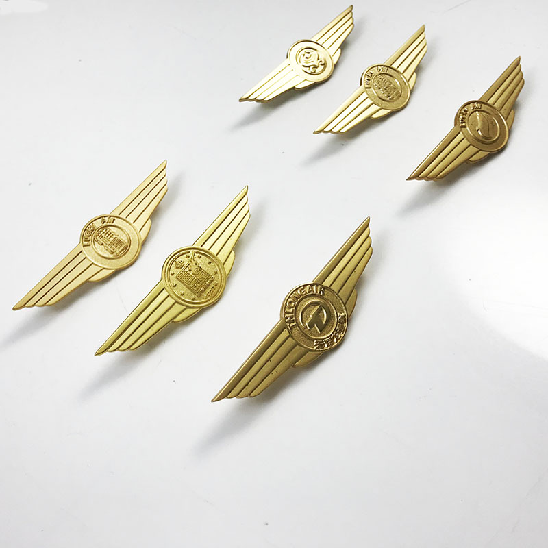 Emirates Airline Pilot Wings Badge - Custom Logo Design