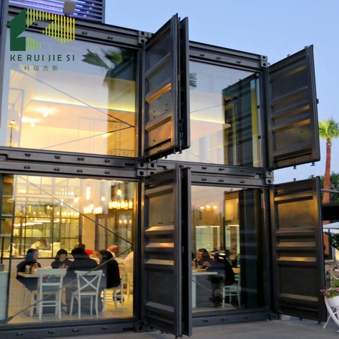 20ft 40ft container coffee shop fast food restaurant movable and all ...