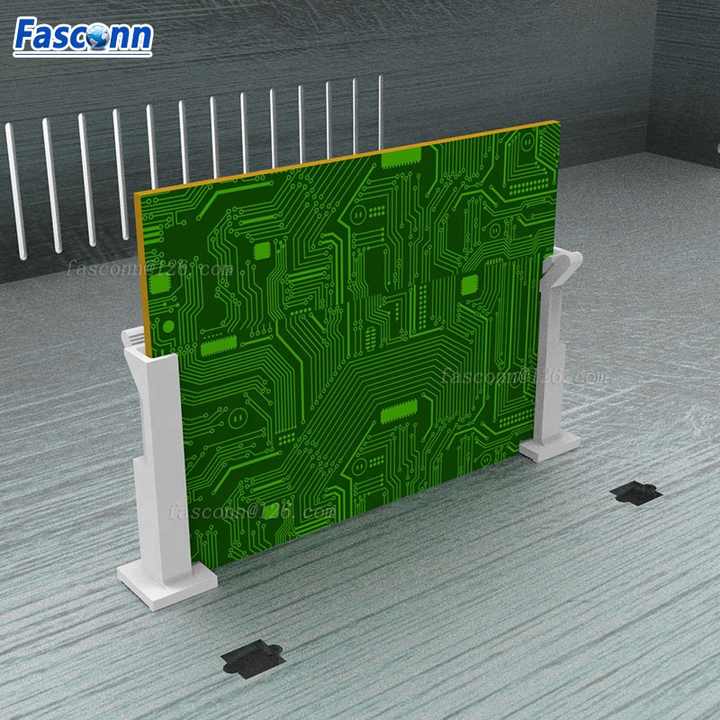 Plastic Vertical Mount PCB Card Guide - Locking & Latched