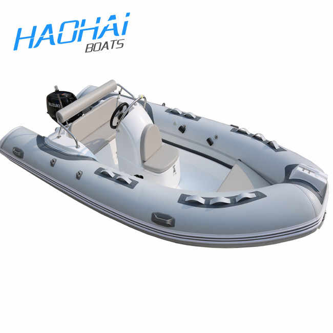 14,1 FT 430cm rib Sport Cabin Cruiser Rigid rib bote inflable con motor ...