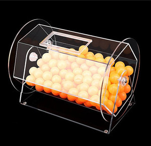 Buy Freestanding transparent acrylic lucky draw box with Custom Designs ...