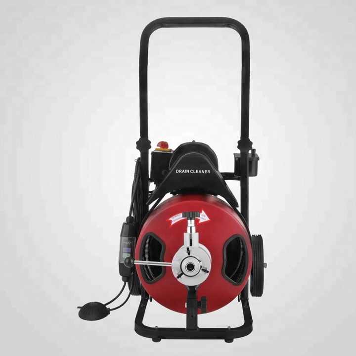 50ft Drain Pipe Cleaner - High Pressure Sewer Drain Cleaner Machine ...