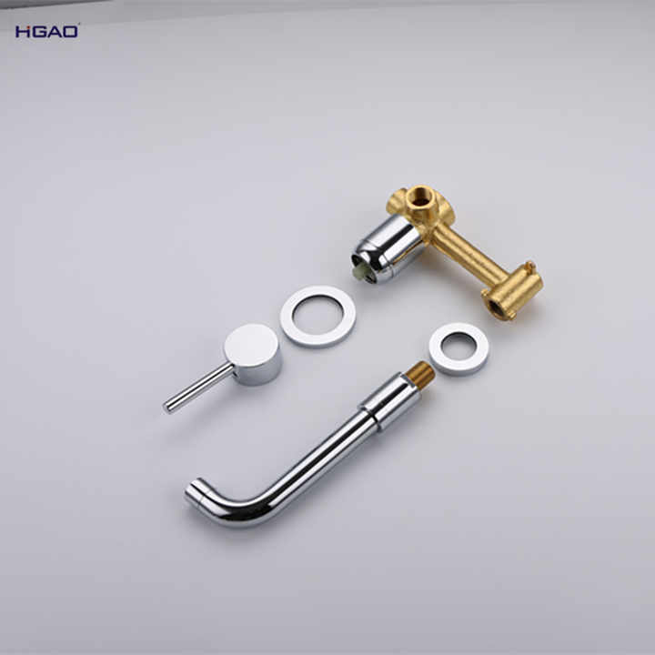 High Quality Contemporary Design Single-Handle Wall Mounted Brass ...