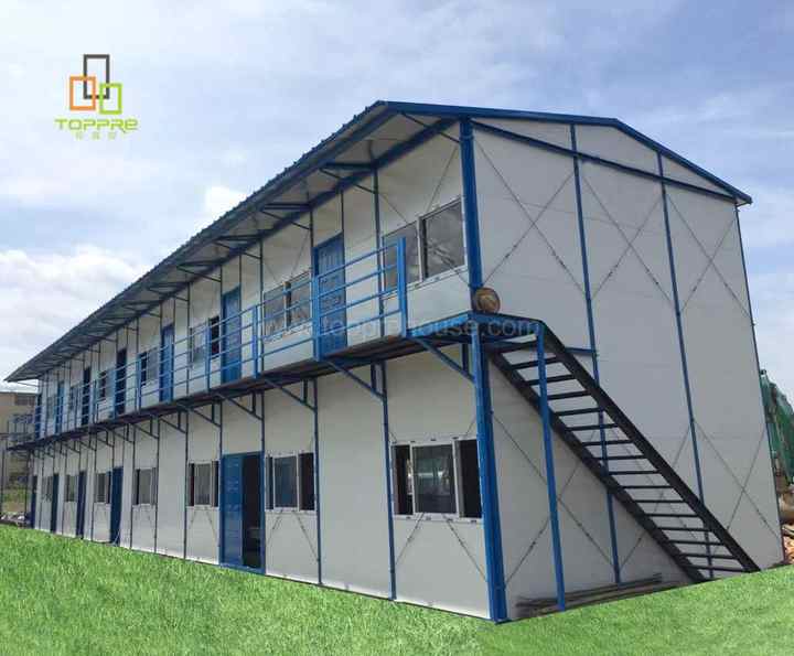 Modular Double Storey House for Temporary Workers' Quarters