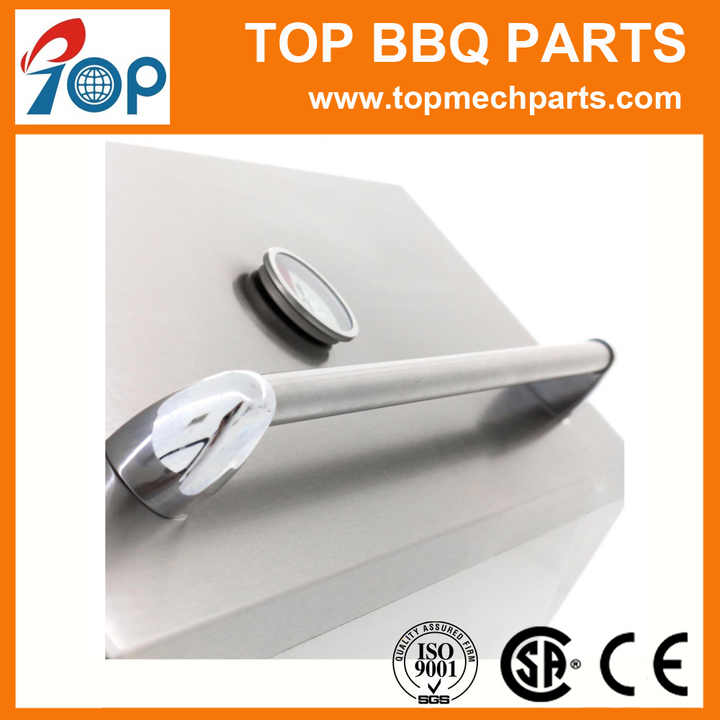 Stainless Steel BBQ Grill Lid Handles - Durable & Heat Resistant