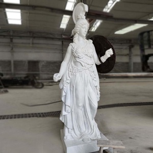 Athena Marble Statues - Elegant Greek Mythology Sculptures