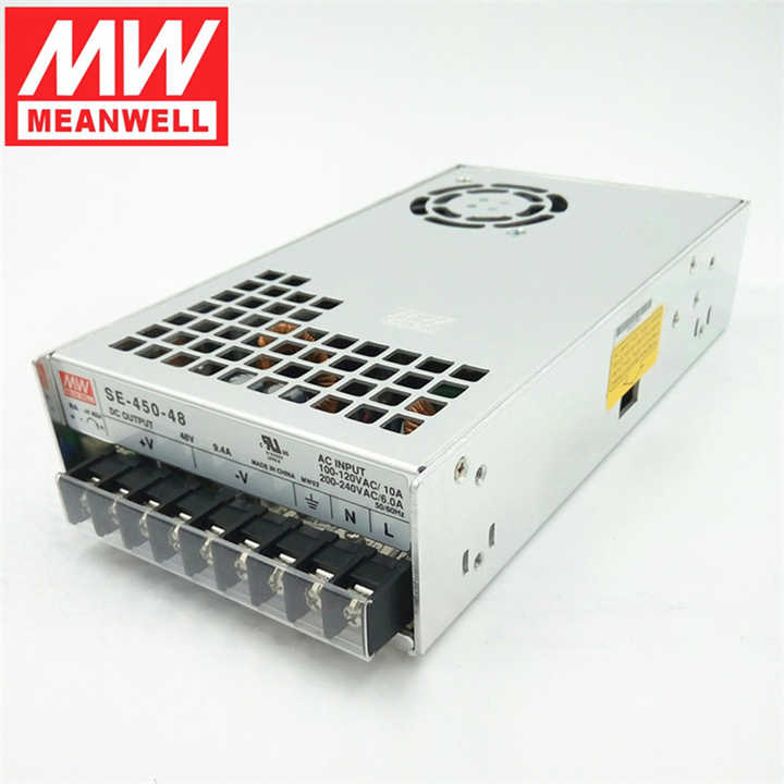450W 48V Meanwell SE-450-48 Switching Power Supply - 2 Year Warranty