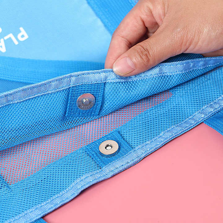 Extra Large Waxed Mesh Tote Bag - Perfect for Beach & Shopping