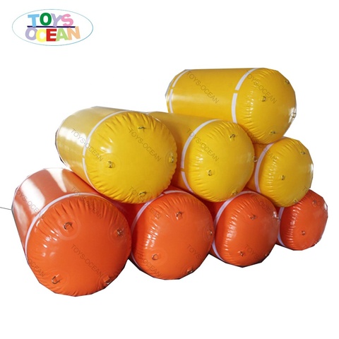 Customized PVC Inflatable Long Water Buoy Pontoons Tubes for Water Park
