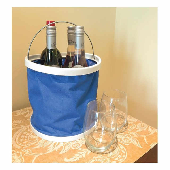 Oempromo Foldable PP Collapsible Ice Water Camp Storage Bucket