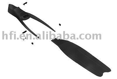 AquaGear FlashLock Free Diving Carbon Fiber Fins Long Adult Diving ...