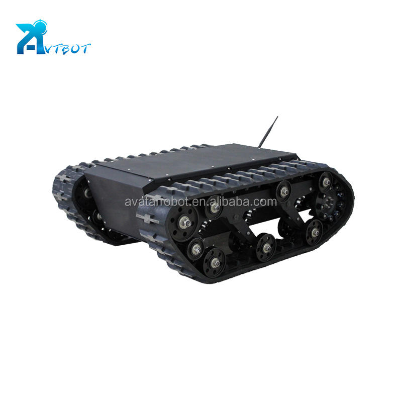 RC Platform Robot Chassis with Caterpillars - Load Weight 75KG ...