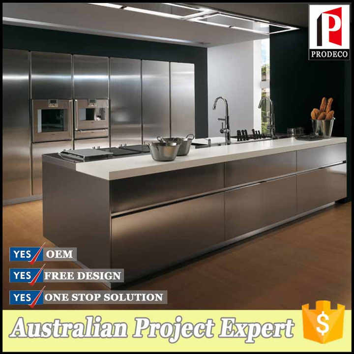 Stainless Steel Kitchen Cabinet - Modern Modular Design