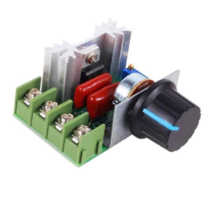 PWM 2000W AC Motor Speed Controller 50-220V 25A Adjustable Motor Speed ...